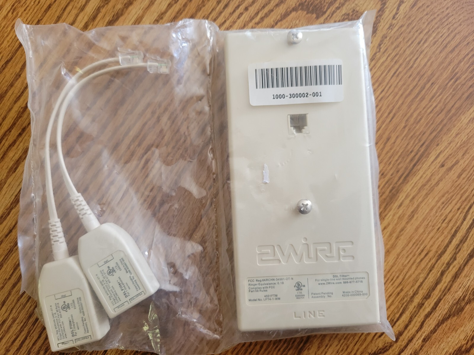 New 2Wire DSL Filter Kit LFT 4-1-WM Wall Mount w/2 DSL Filters | eBay