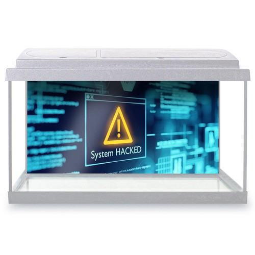 Fish Tank Background System Hacked Computer Virus IT #52220 | eBay