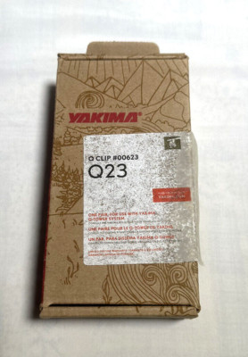 NEW in box Yakima Q23 Q Tower Clips w/ D Pads & Vinyl Pads #00623 2 ...