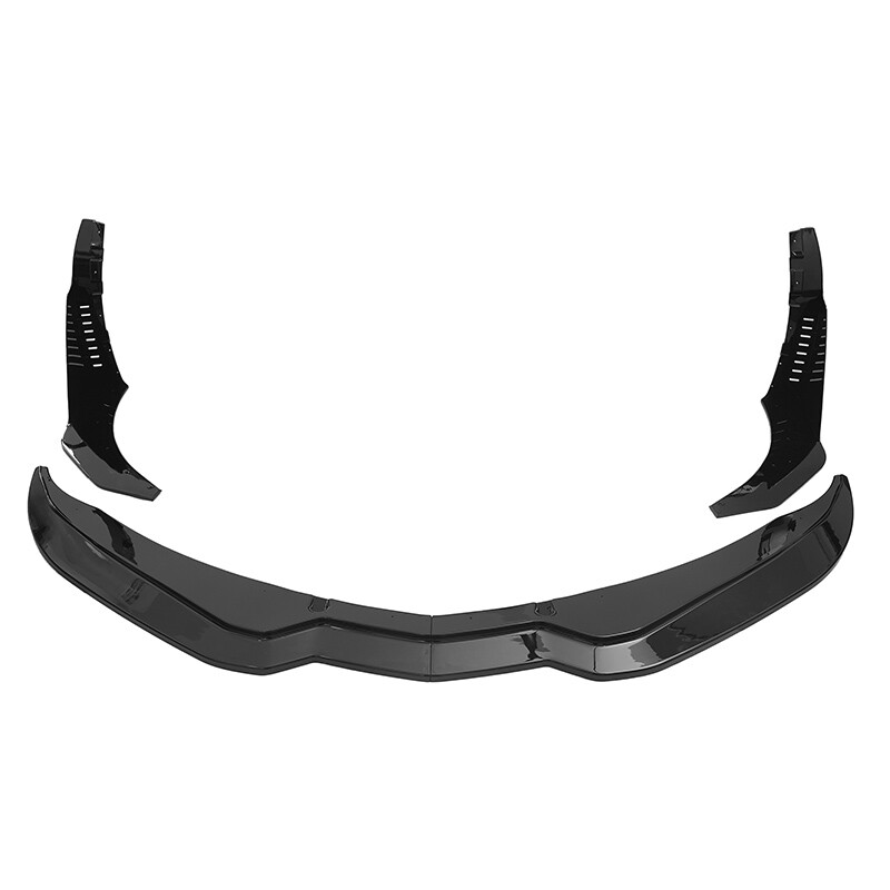 For 14~19 Corvette C7 Z06 Stage 4 Front Lip Splitter+ Side Winglets ...