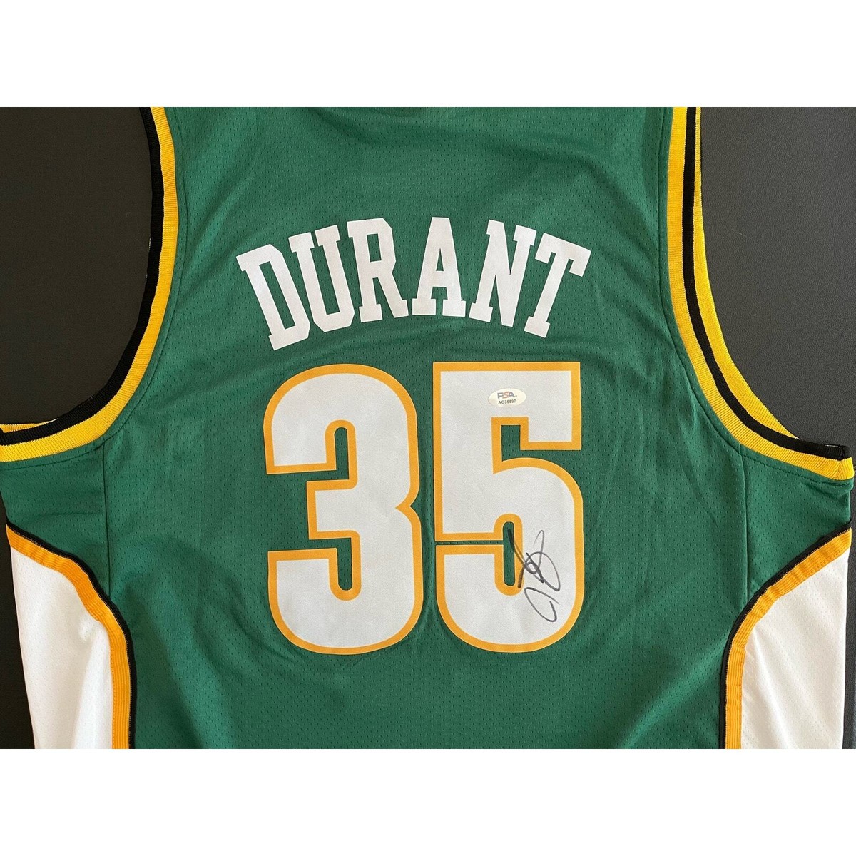 Camiseta De Los Seattle Supersonics De Kevin Durant Seattle