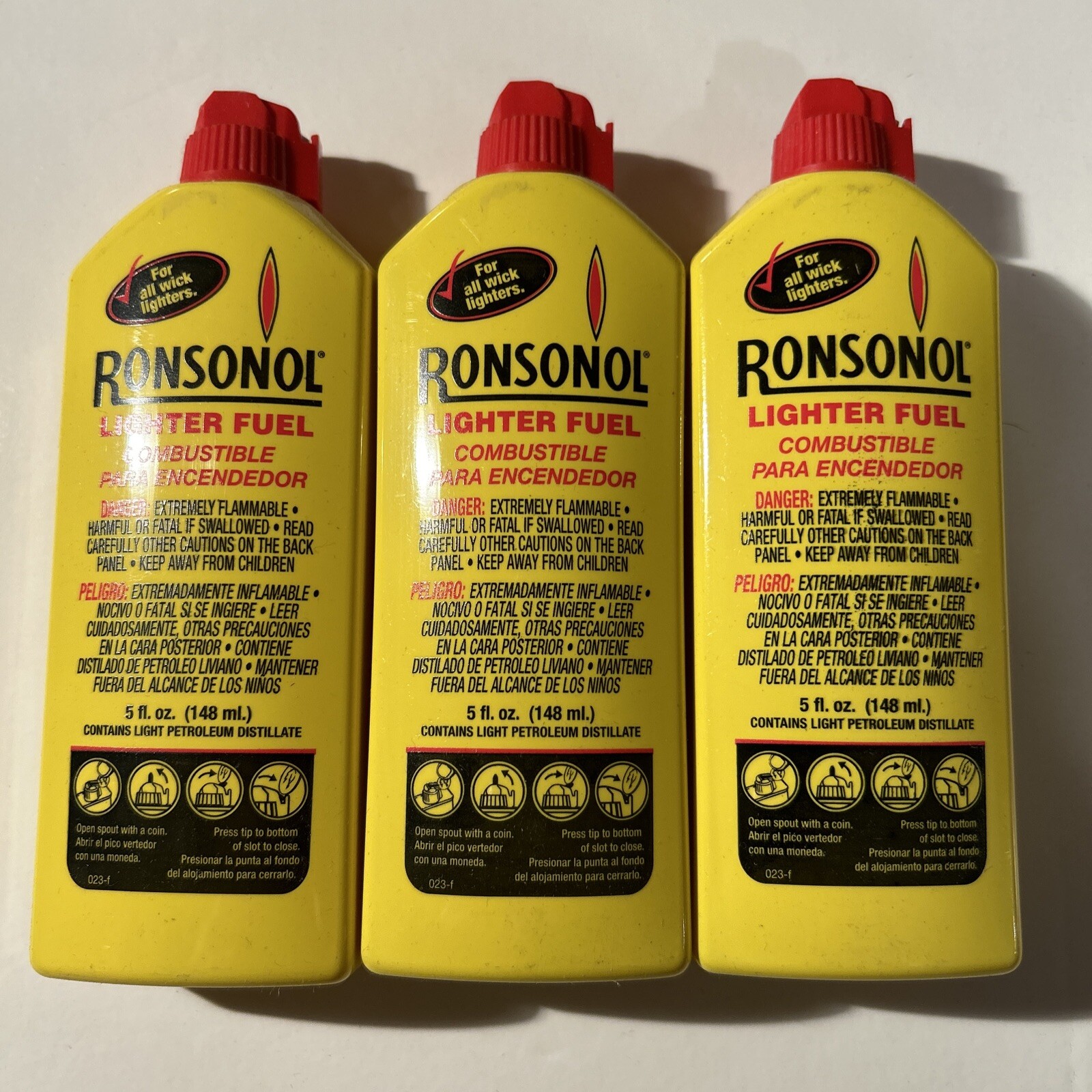 Ronson 5 Oz Can Fuel Fluid For All Zippo Pocket Lighters 3 Pack | eBay
