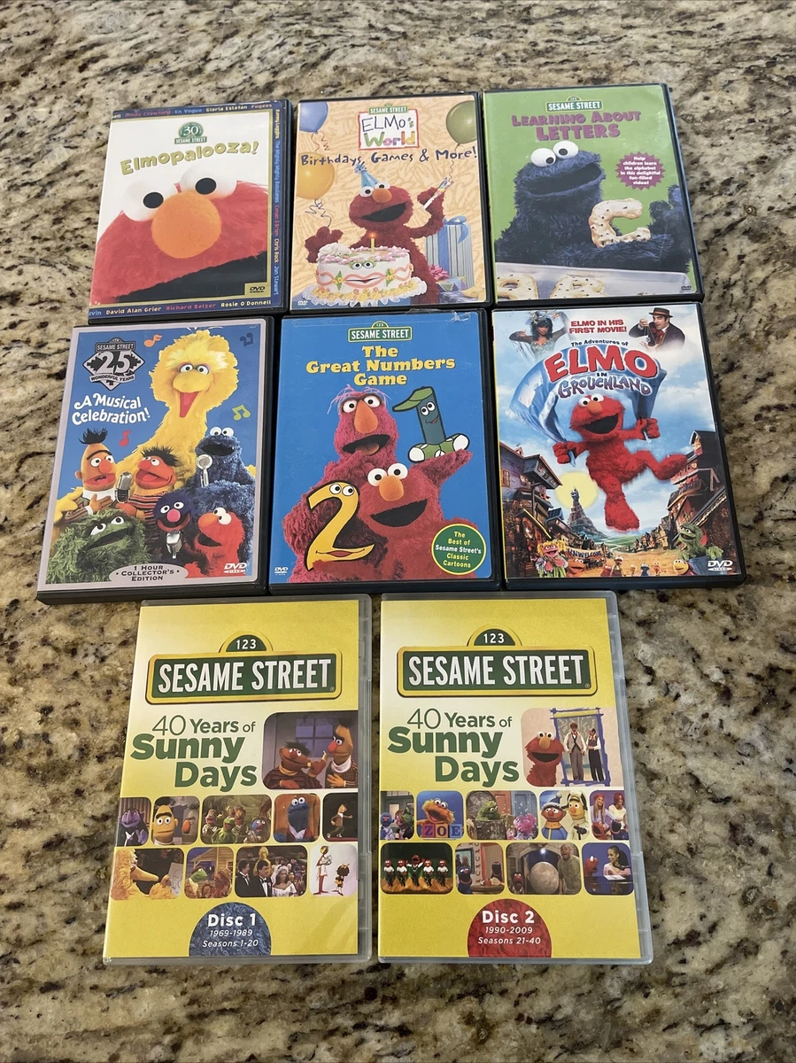 Elmos World Dvds Lots