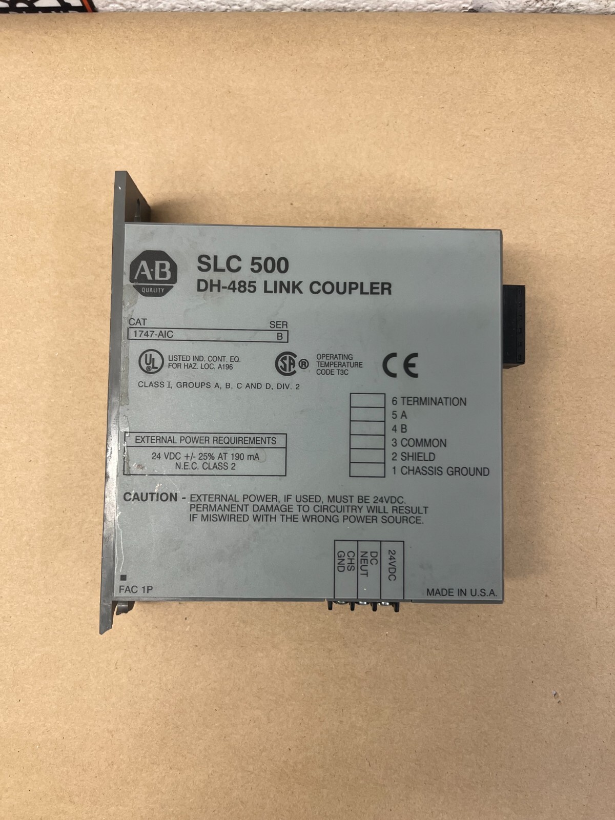 Allen Bradley DH-485 Link Coupler CAT: 1747-AIC | eBay