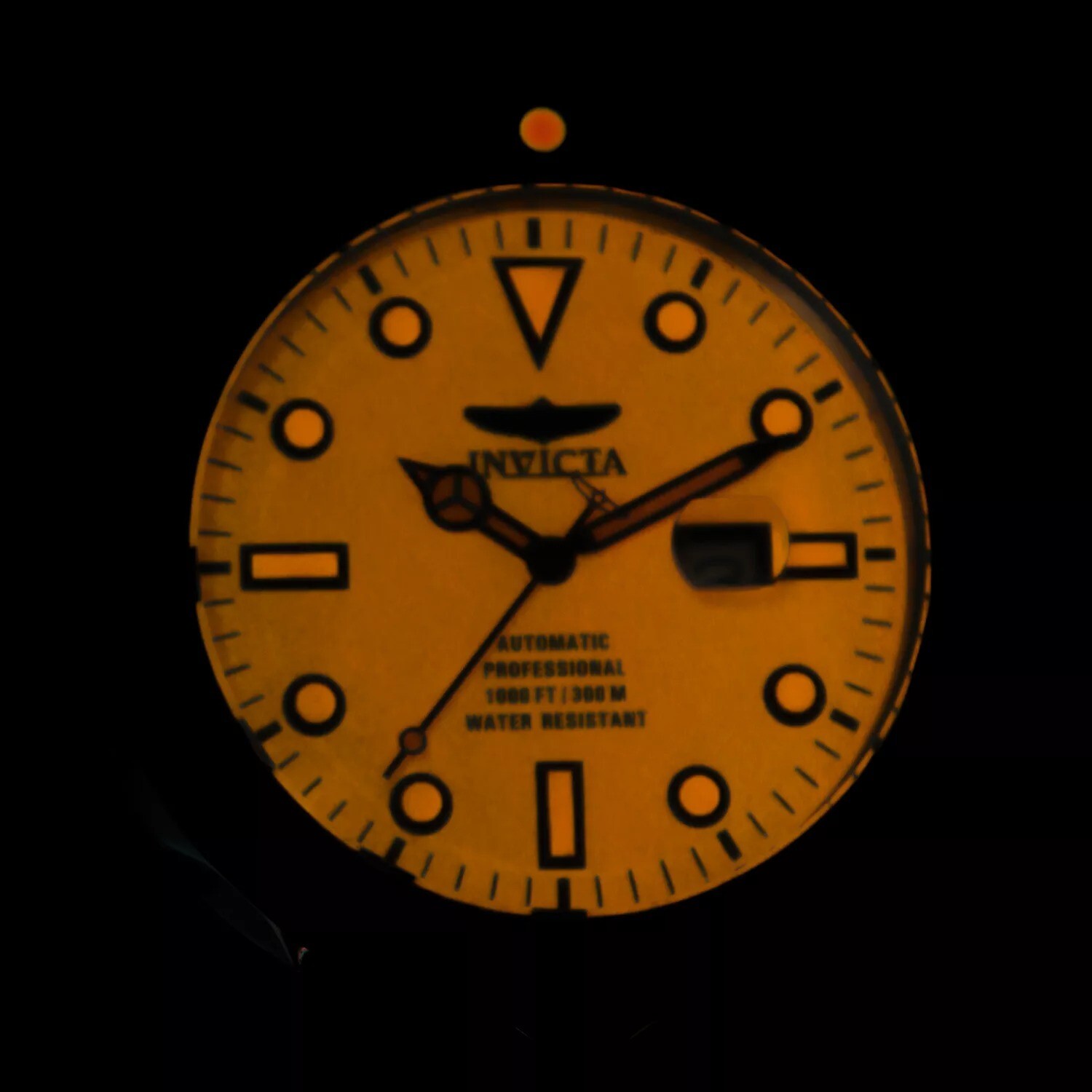 Invicta Grand XXL 60mm Night Vision Automatic Coral Lume Dial Silicone ...