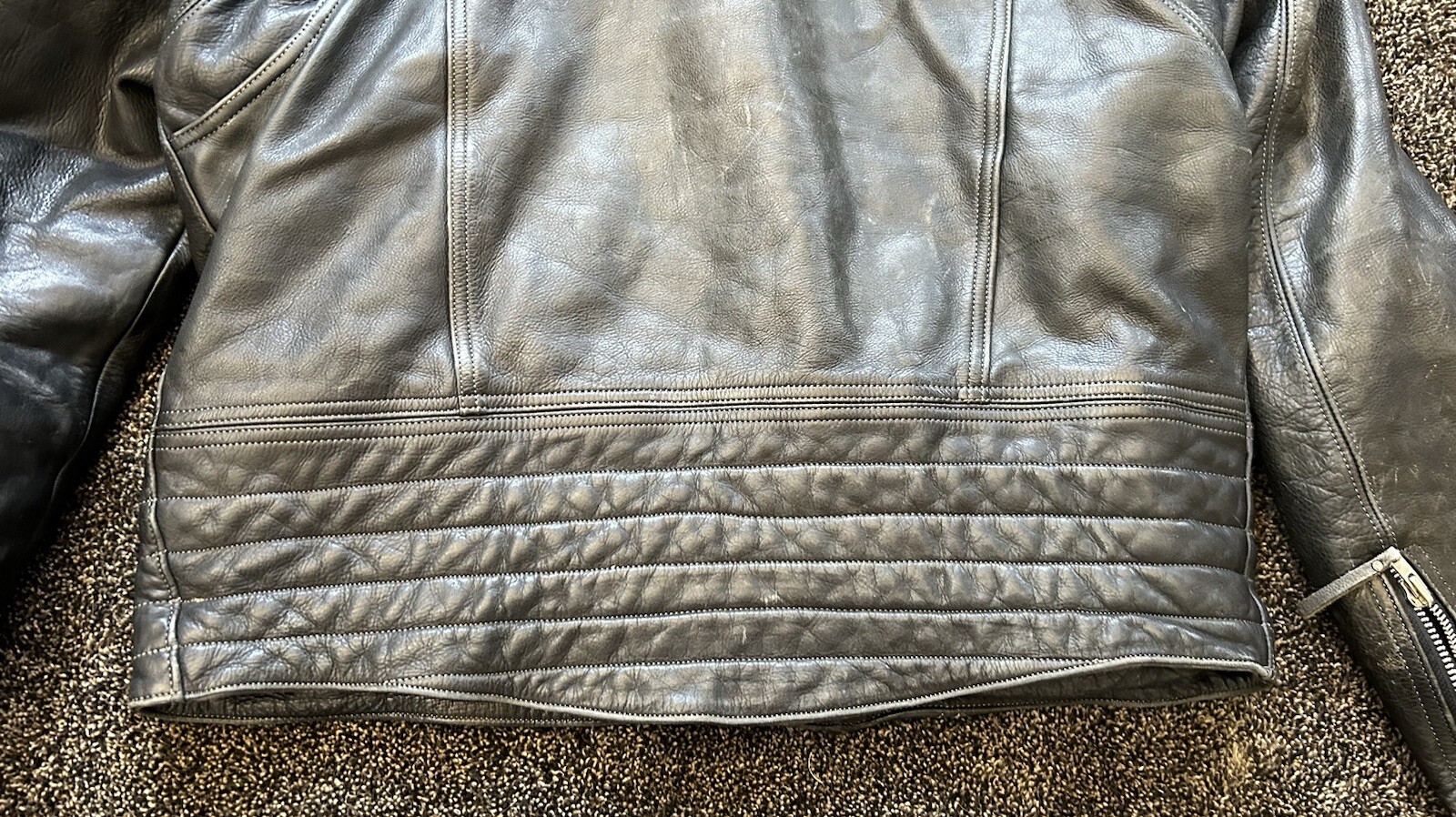 Vintage Harley Davidson Limited Ed. / D Pocket Leather Motorcycle Biker ...