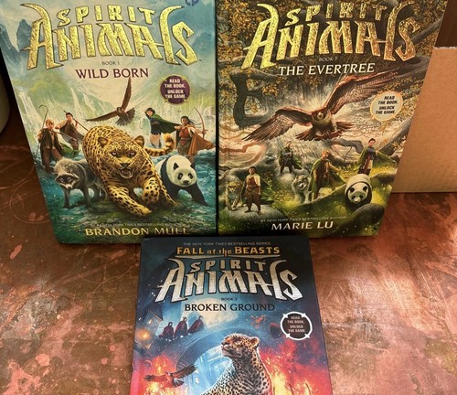 4 Spirit Animals Books Lot By Brandon Mull, Marie Lu, Others! 3 ...