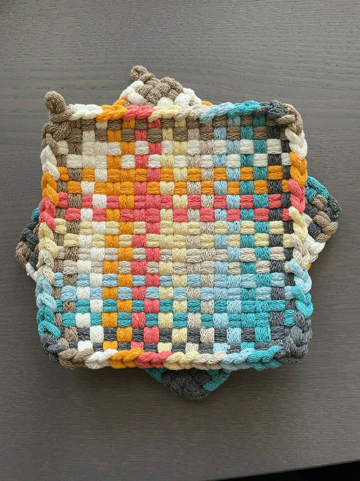 Heirloom Quality Handmade Set Potholders Cotton Woven Loom Hot Pads ...