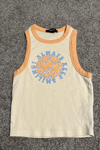 Forever 21 Always Keep Smiling Tank Top Girls Medium | eBay
