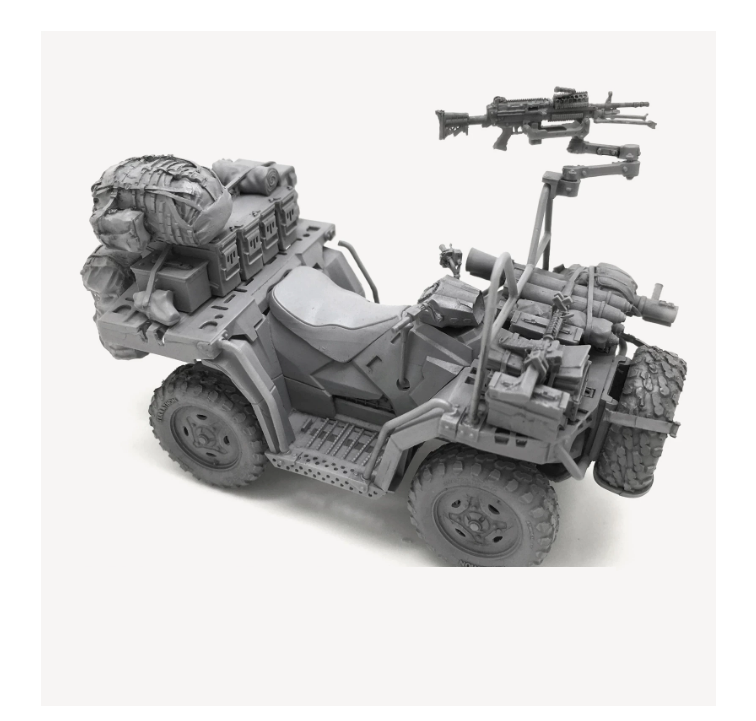 1/35 Resin Model Kit ATV US Military Jeep Terrain Vehicle Unassembled ...
