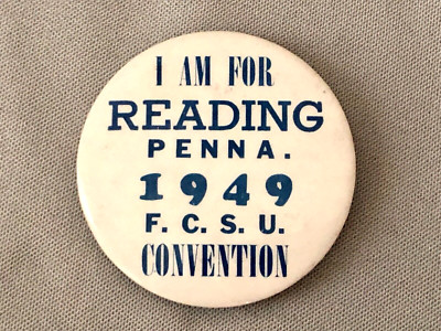 F.C.S.U. CONVENTION READING PA PIN 1949 FIRST CATHOLIC SLOVAK UNION | eBay
