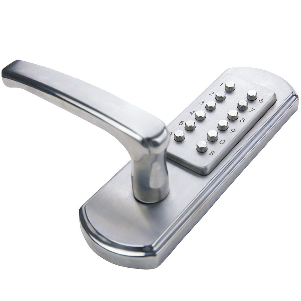 Full Size All-Weather Mechanical Keyless Door Lock Code Keypad Entry ...