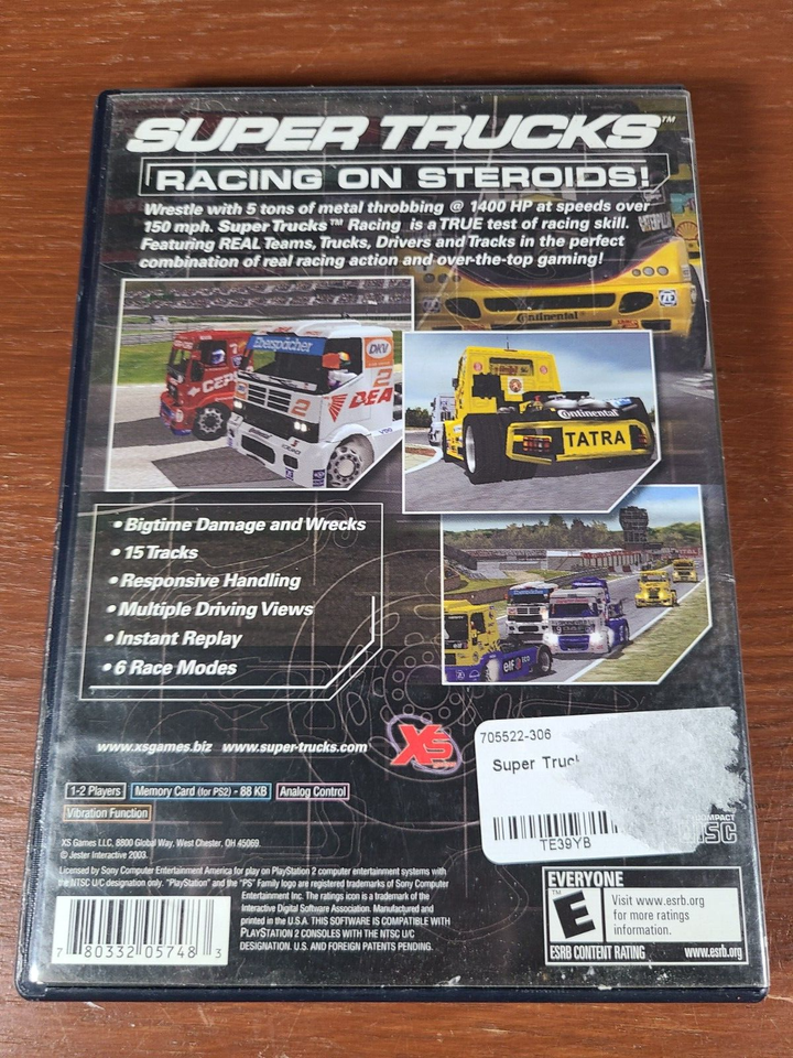 Super Trucks Racing (Sony PlayStation 2, PS2) CIB Complete w/ Manual ...
