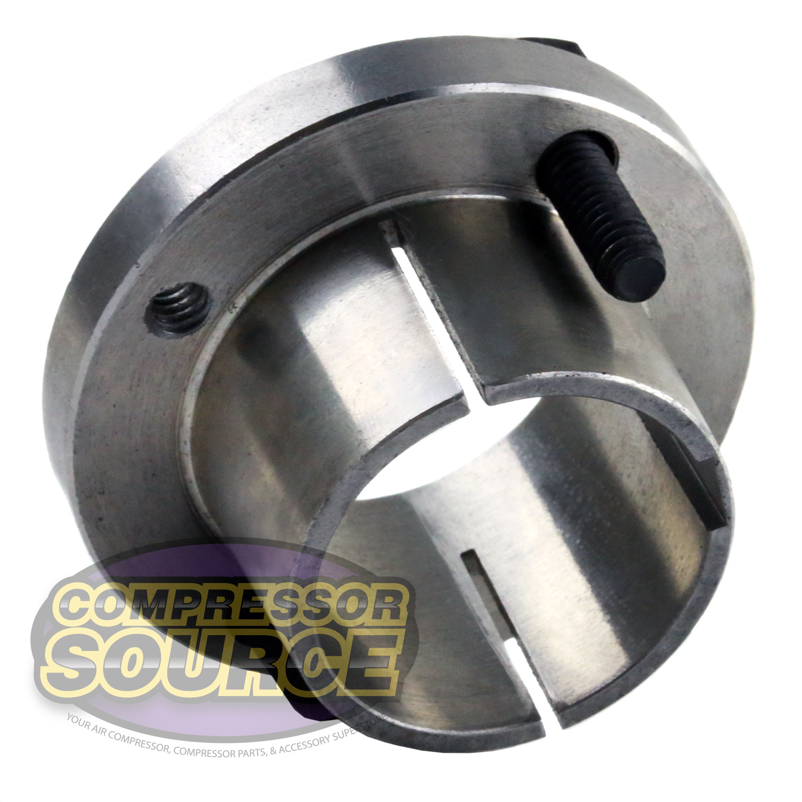 Steel 1-3/8" Keyed Bore Split Taper H-Style Bushing for use with Pulley ...
