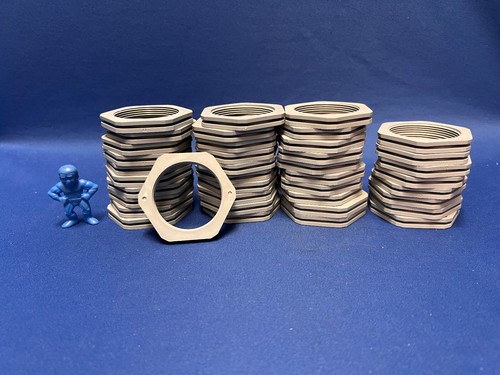 Legrand 386886 ISO 40 Plastic Locking Nut IP 55 M40 x 1.5 - Grey Lot of ...