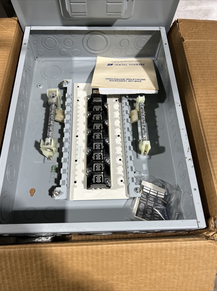 FEDERAL PACIFIC X125-1624C 125A 120/240V 1PH/3W STAB- LOK LOAD CENTER ...