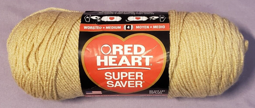 Red Heart Super Saver 7oz 4 Medium Buff Yarn | eBay