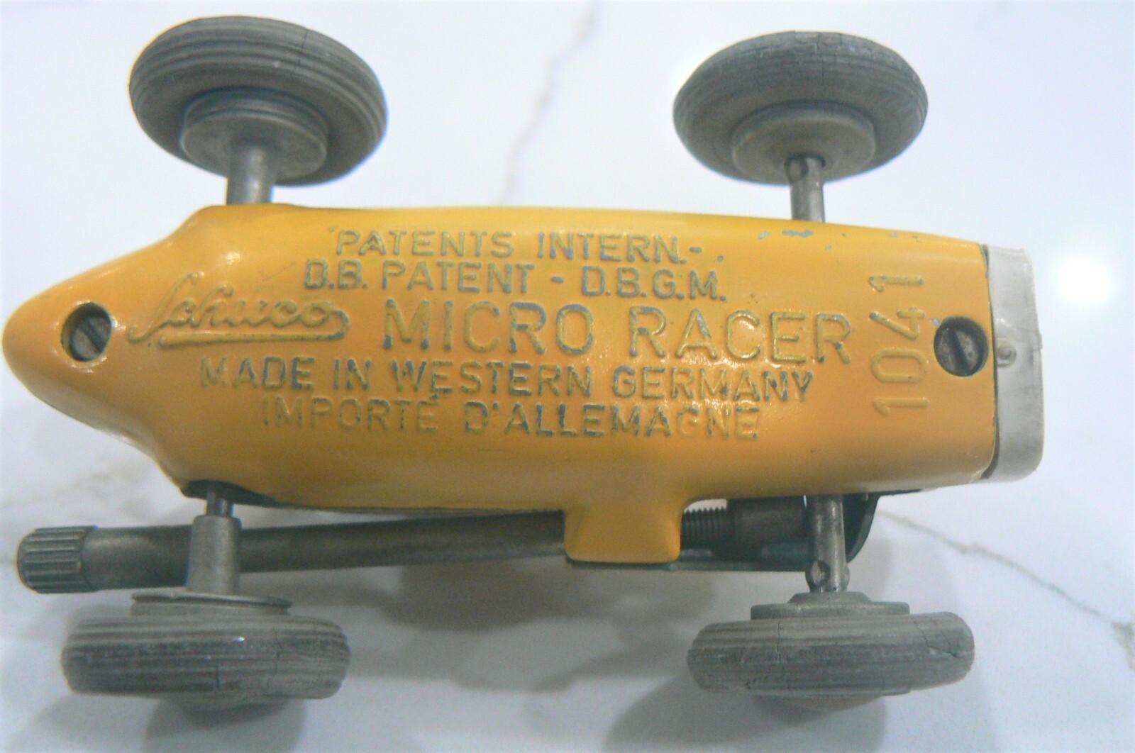 VINTAGE SCHUCO MICRO RACER 1041 #3 METAL DIECAST WIND UP | eBay