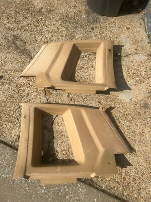 81-88 Cutlass Interior Rear Upper Sail Quarter Window Panel Pr Tan | eBay