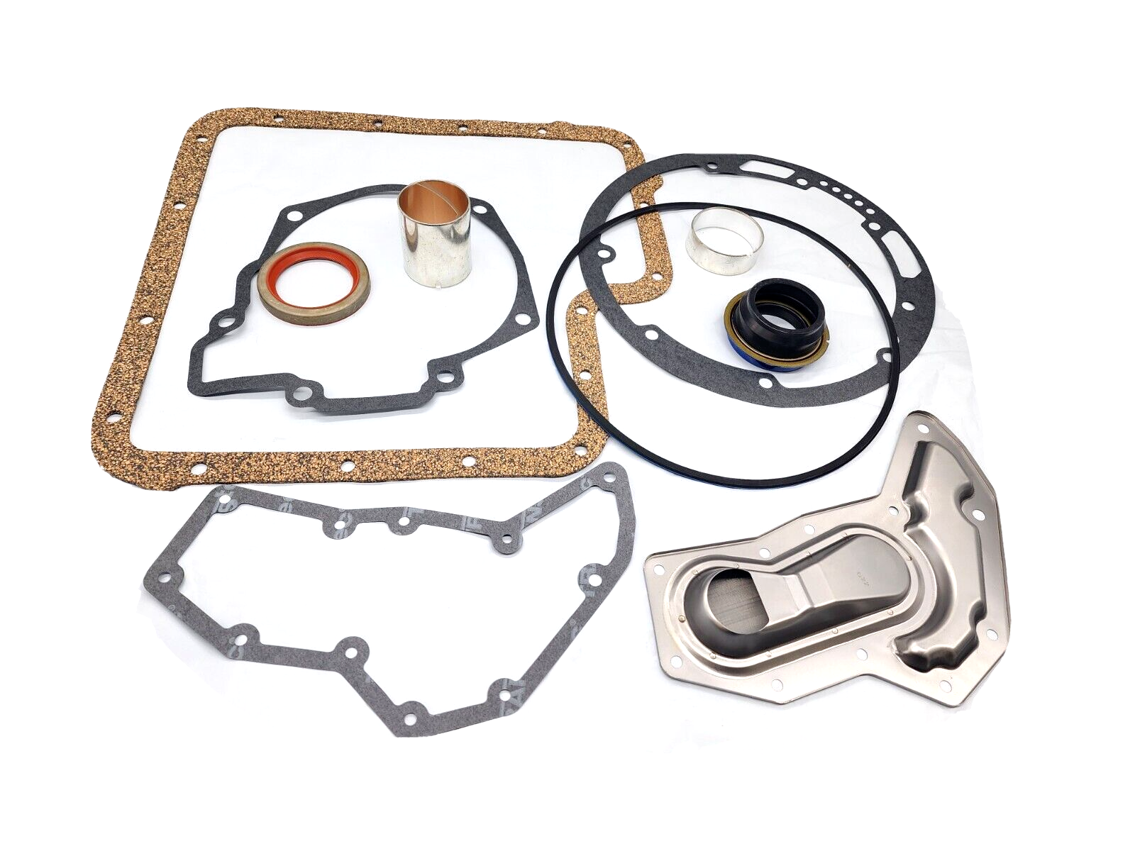 .For C6 Transmission Front & Rear Seal Kit w Cork Pan Gasket & 2wd ...