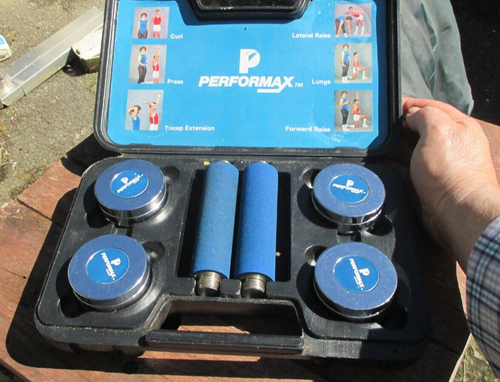 Performax Chrome Dumbbells Exercise Weight Set Adjustable 3lbs 4lbs ...