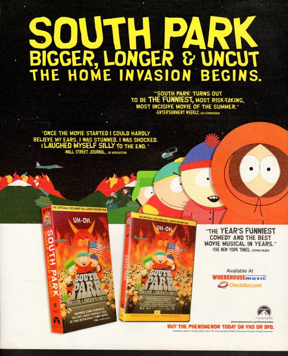 South Park Bigger Longer And Uncut Poster