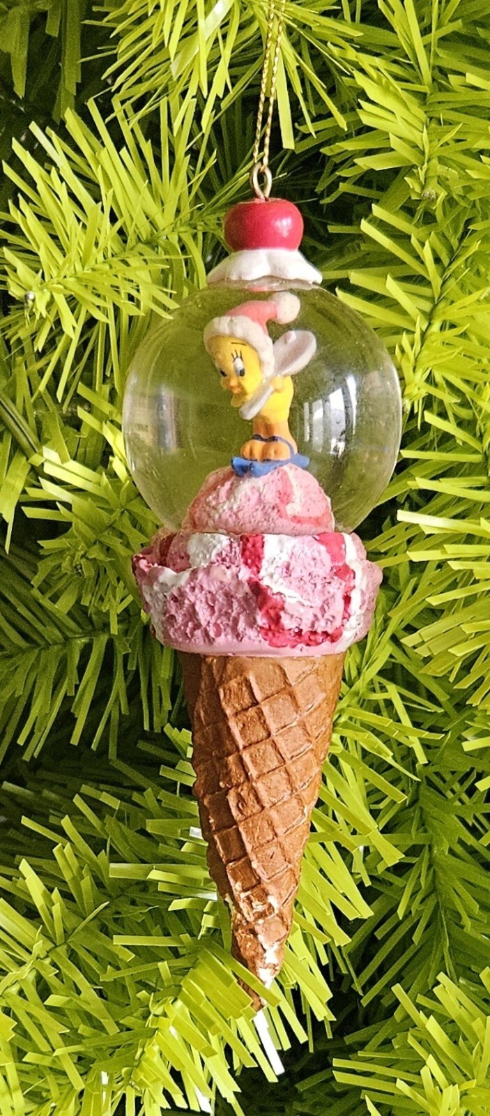 Warner Bros. Tweety Ice Cream Snowglobe Ornament, Still Have Original ...