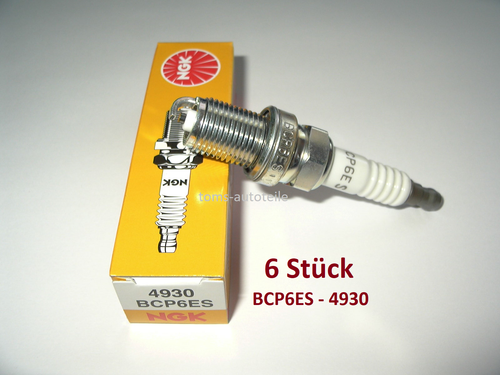 6 ORIGINAL NGK Zündkerzen BCP6ES 4930 für MERCEDES G W463 S W140 SL ...