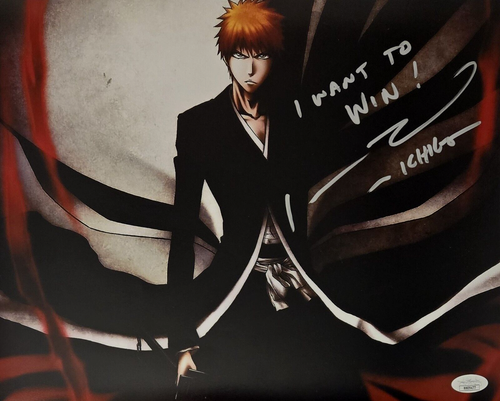 Johnny Yong Bosch Signed Ichigo Photo Bleach Autograph Anime 11x14 JSA ...