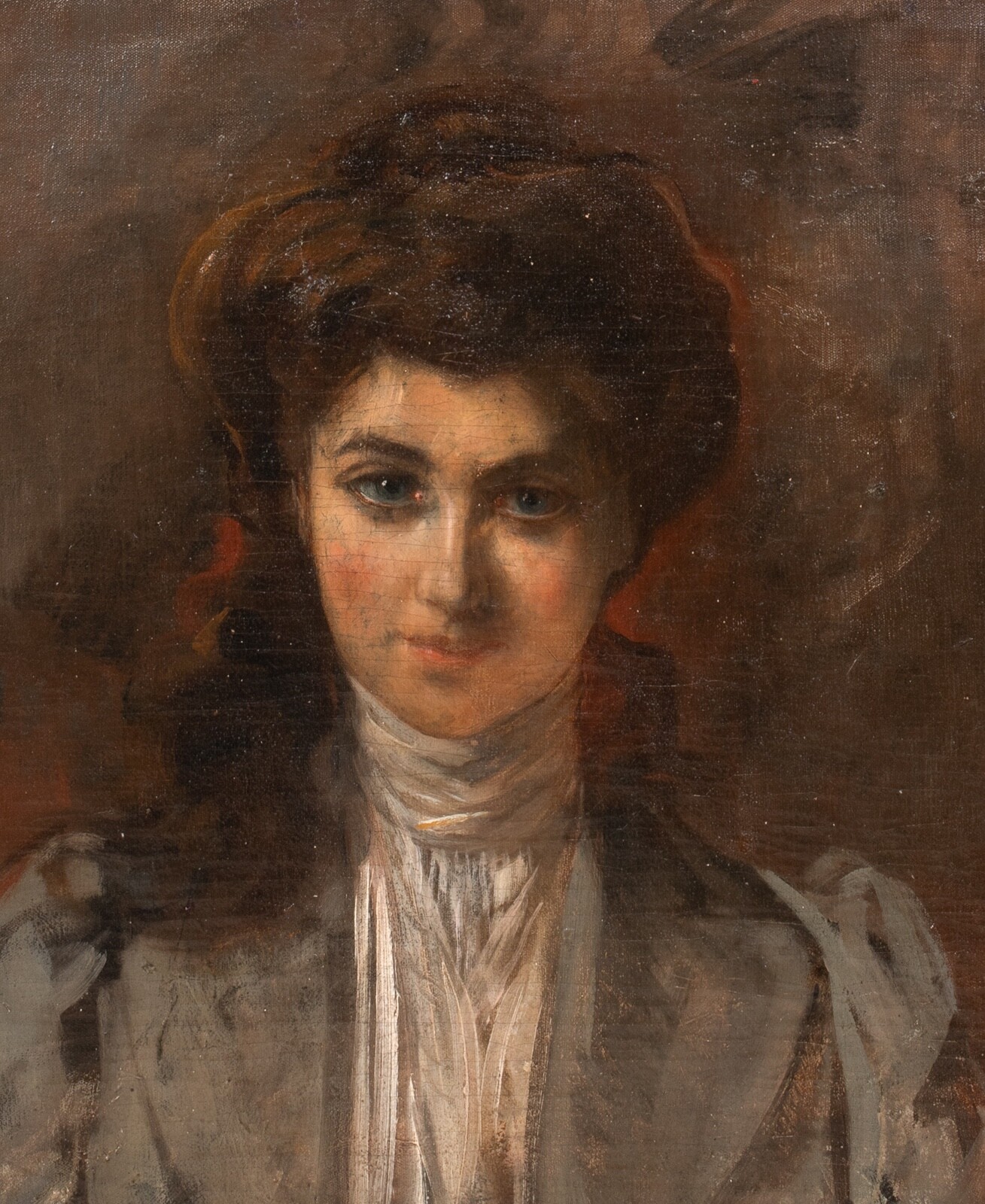 Large 19th Century Portrait of A Young Lady by Sir John Lavery (1856 ...