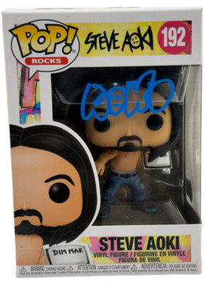 Steve Aoki Signed Funko Pop Rocks Authentic Autograph Beckett | eBay