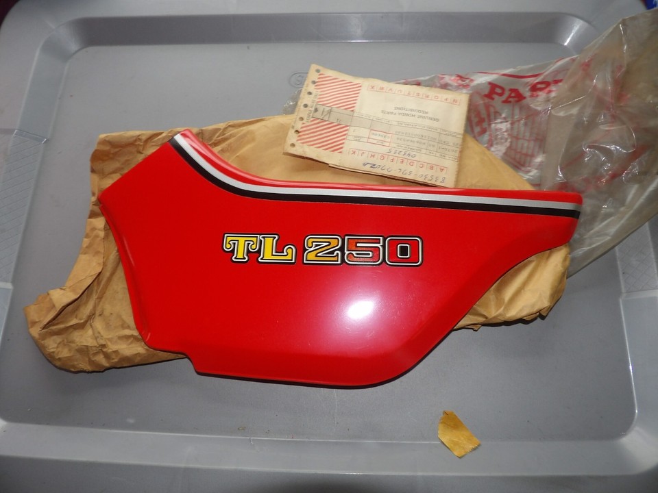 NOS Honda TL250 Trails 1975-76 Genuine RH Side Cover Side Panel 83530 ...