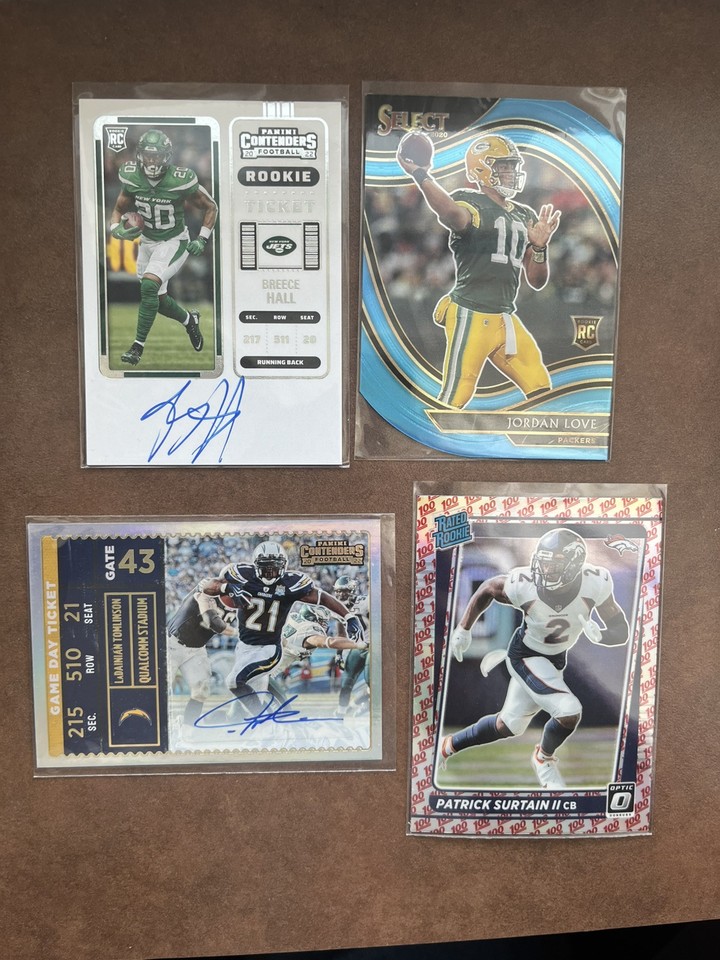 NFL FOOTBALL Card Mystery Hot Pack! 15 Cards 1 Hit Auto/Mem/numbered ...