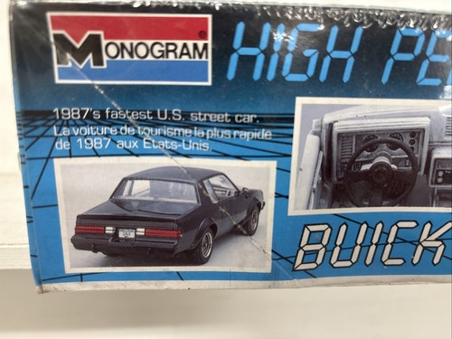 1987 Buick GNX Monogram 1:24 scale model kit #2784 MIB Factory Sealed ...