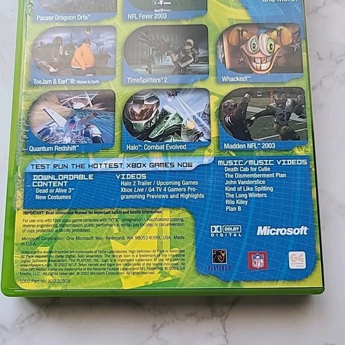 Exhibition: Demo Disc for Xbox Microsoft 2002 CIB Complete With Manual ...