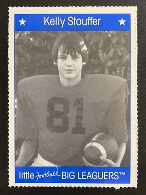 Kelly Stouffer 1990 Little Football Big Leaguers Football Card Seattle ...