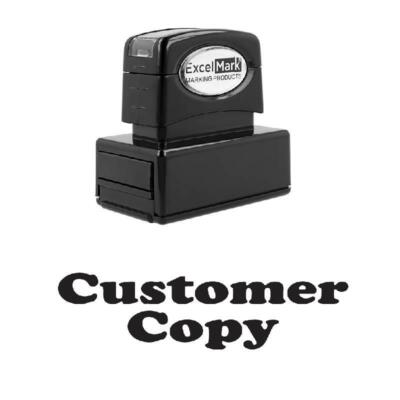 Serif CUSTOMER COPY Stamp - Pre-Inked / Black | eBay