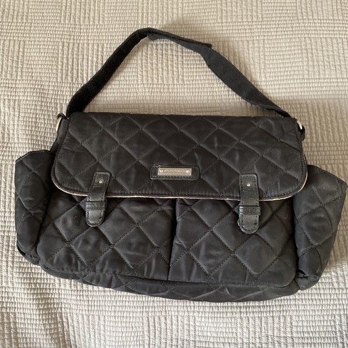 Storksak St. James Convertible STROLLER Bag - Black Diaper Bottle Caddy ...