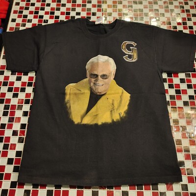 Vtg George Jones Outlaw Country Western 2007 Tour DATES Concert LARGE T ...