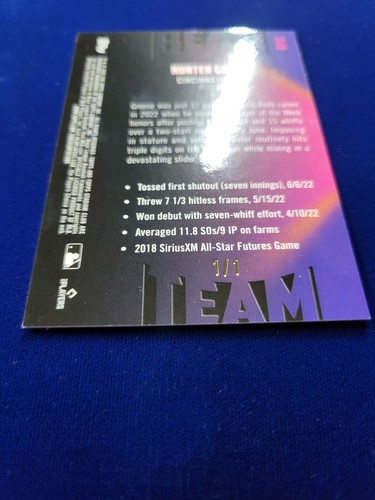 🌟 2022 Stadium Club Chrome Beam Team GOLD SUPERFRACTOR #BT11 Hunter ...