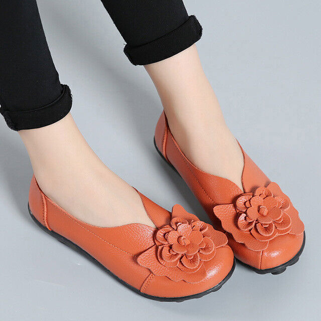 Ballet Shoes Moccasins Women Shoes Genuine Leather Loafers Women Mom ...