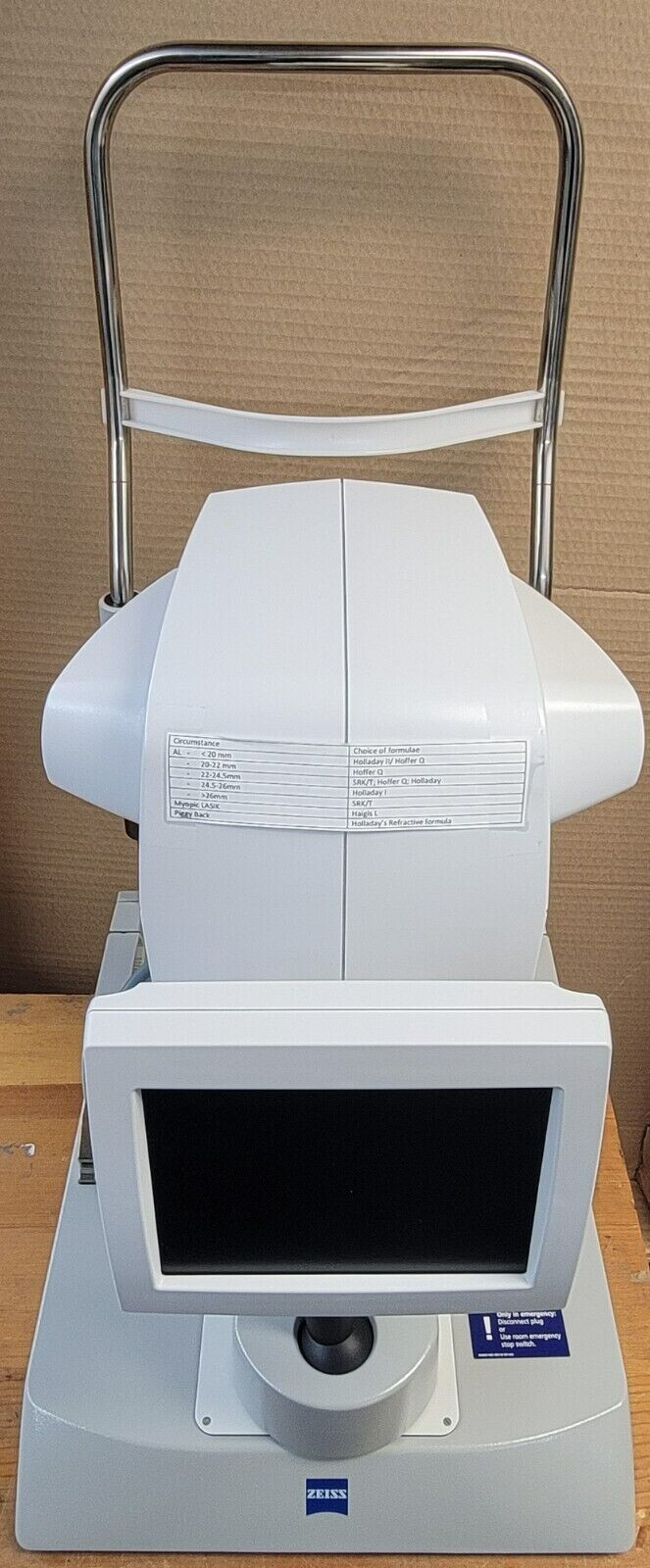 Zeiss IOL Master Version 500 Biometry Biometer | eBay