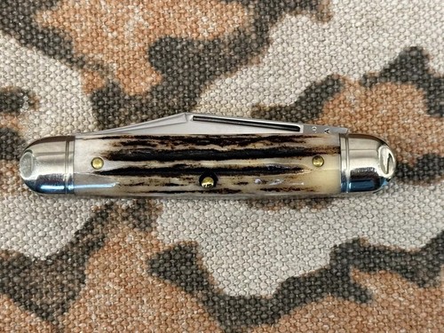 Great Eastern Cutlery GEC 68 White Owl 681221 Sambar Stag Knife - Brand ...