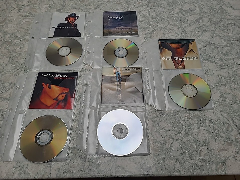 Tim Mcgraw 5 CD LOT W/ CD Book & Sleeves. Greatest Hits, Vol 2, Set ...