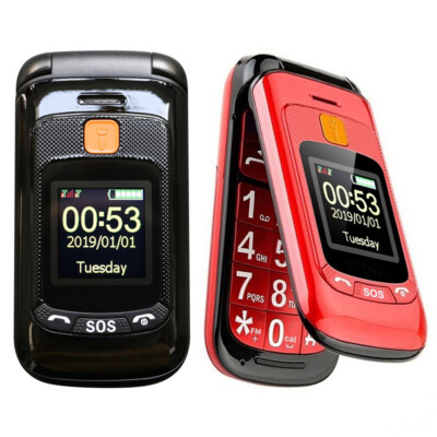 Flip Phone with Flashlight Voice Music Flip Mobile Phone Senior Flip ...