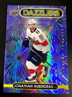 Jonathan Huberdeau 2021-22 Upper Deck Series 1 Purple Dazzlers SP Card ...