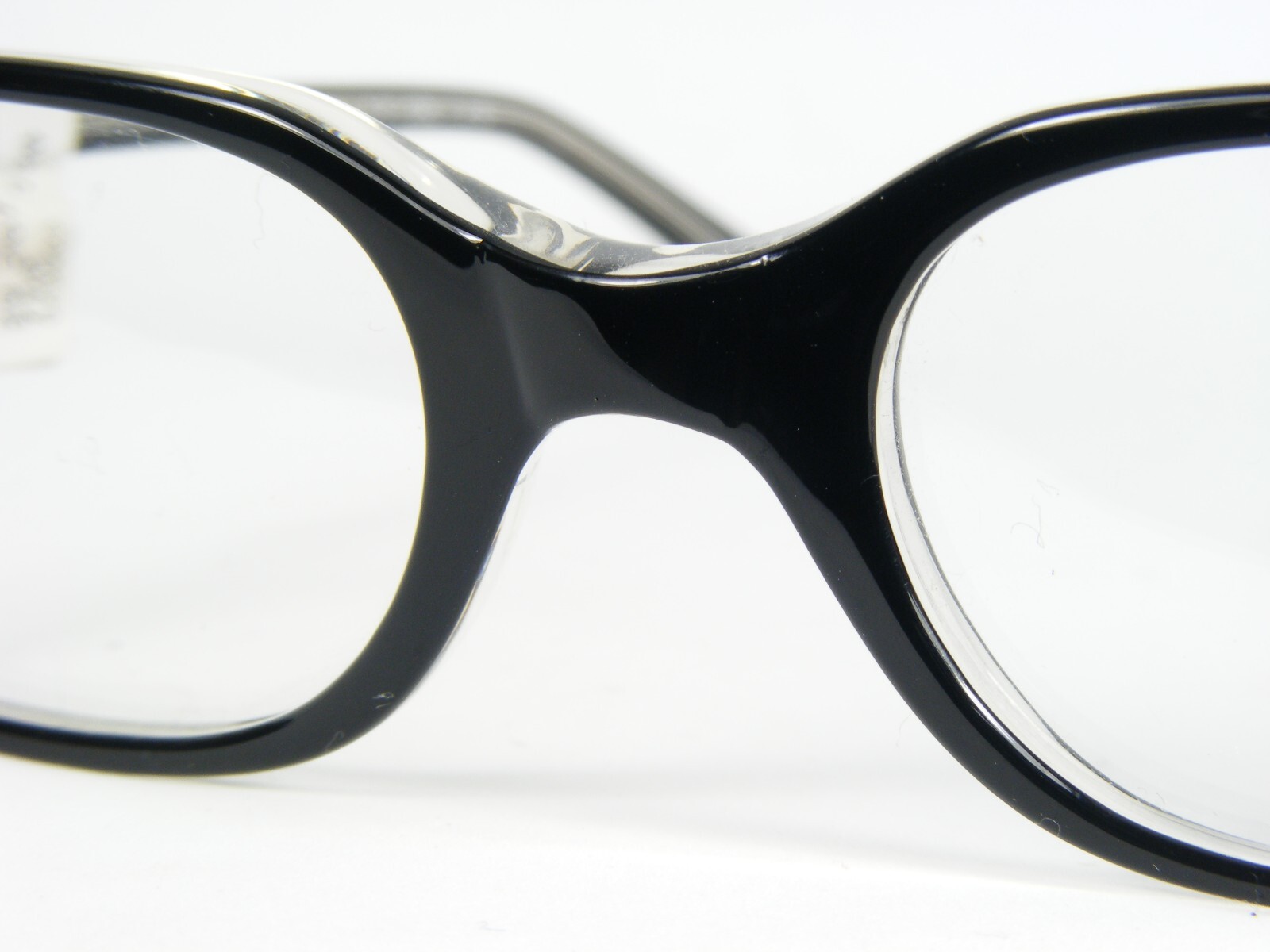 BBIG 267 COL 726 BLACK /CLEAR EYEGLASSES GLASSES FRAME BIG 42-19-136mm ...