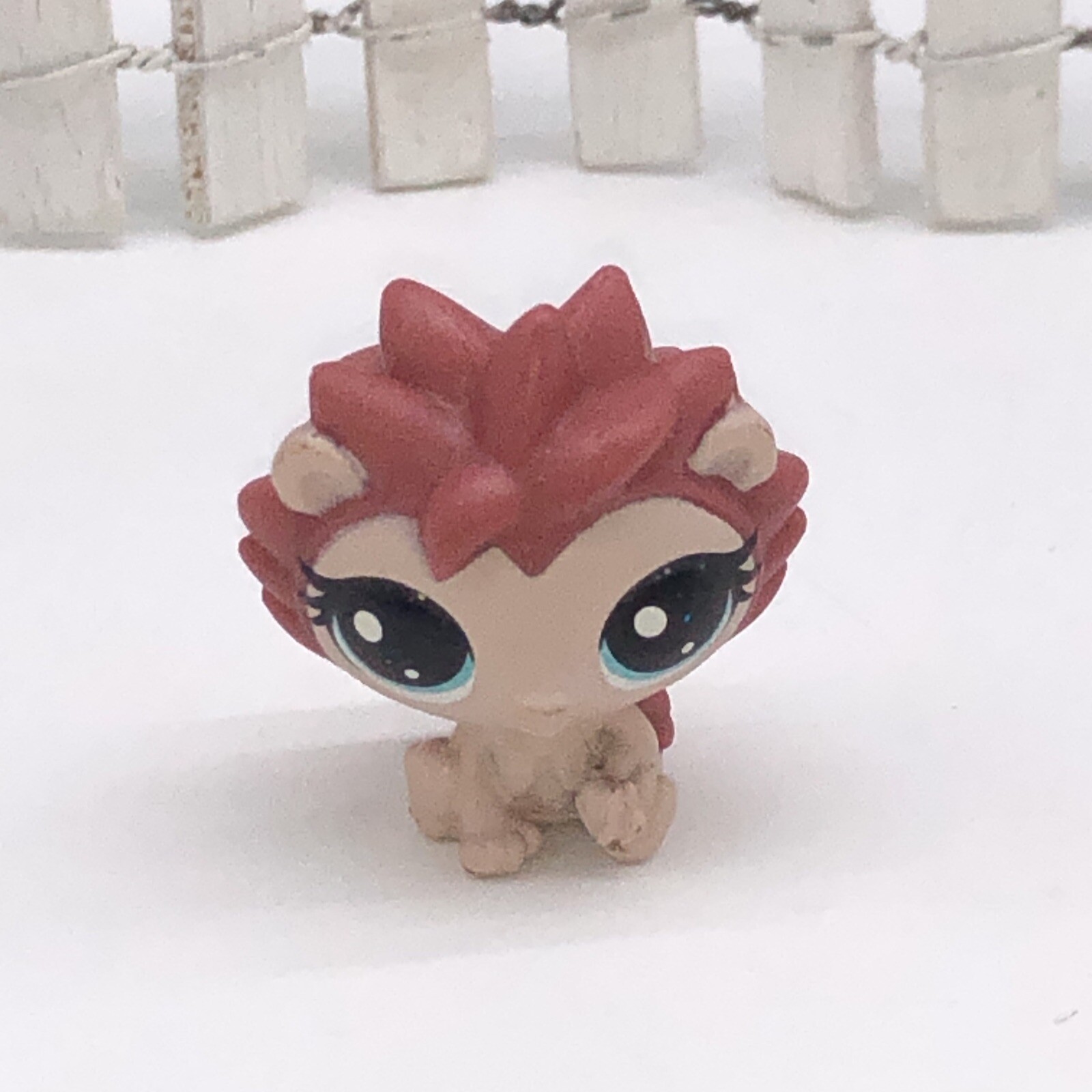 Lps Mini Miniature Hedgehog Brown 278 Blue Eyes Porcupine | eBay