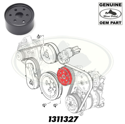 LAND ROVER WATER PUMP PULLEY LR3 LR4 RR SPORT RANGE 2.7L 3.0L DIESEL ...
