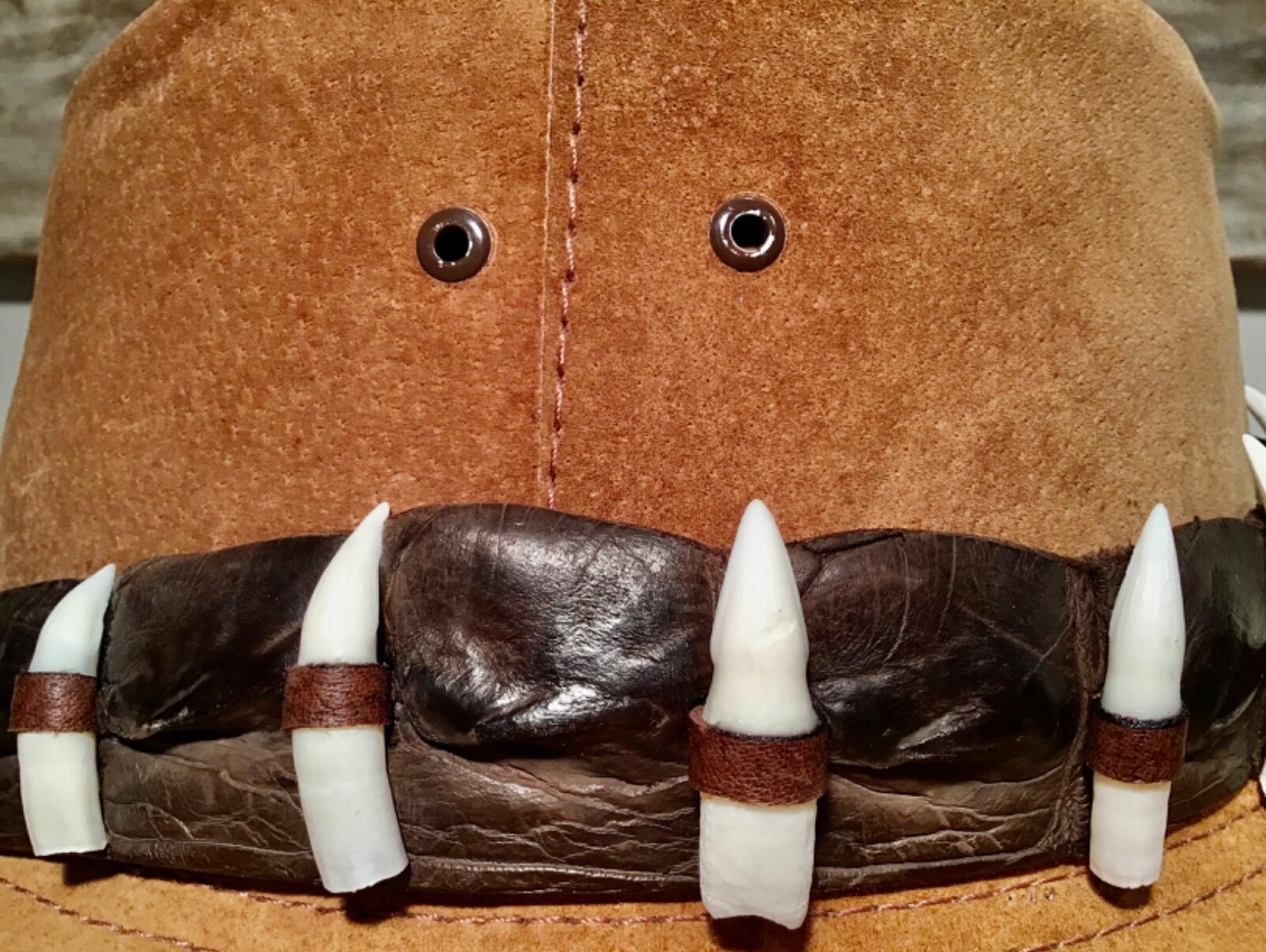 Crocodile leather hat band Australian made GENUINE Dundee hats 17 ...